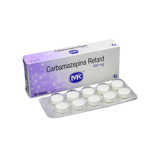 Drogas S&S - CARBAMAZEPINA RET 400 MG MK ** CAJA X 20 TABS