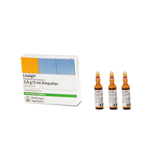 Drogas S&S - LISALGIL 5 ML CAJA X 3 AMPS