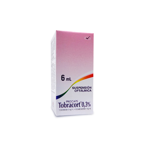 Drogas S&S - TOBRACORT SUSP.OFT 0.3% FCO X 6 ML
