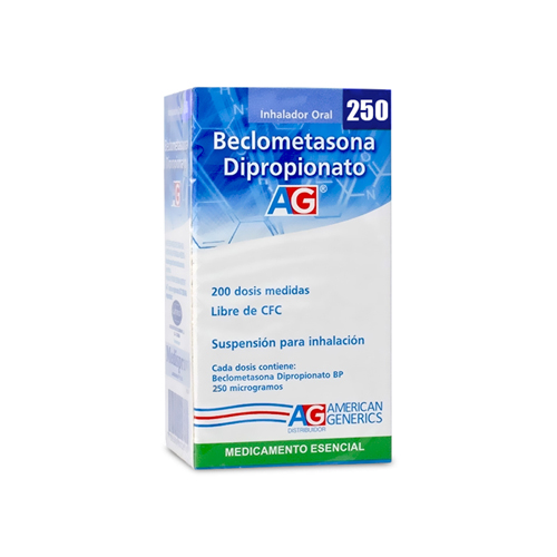 Drogas S&S - BECLOMETASONA DIPROP.250 MCG/2 00 DOSIS AM.GEN