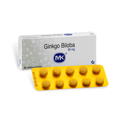Drogas S&S - GINKGO BILOBA 80 MG MK CAJA X 20 TABS