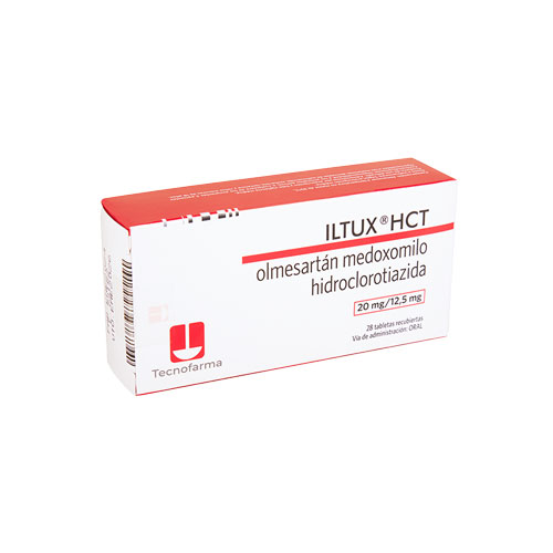 Drogas S&S - ILTUX HCT 20/12.5 MG CAJA X 28 TABS