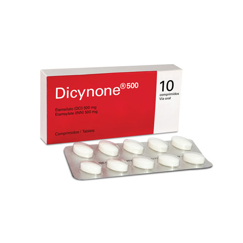 Drogas S&S - DICYNONE 500 MG CAJA X 10 CAPS