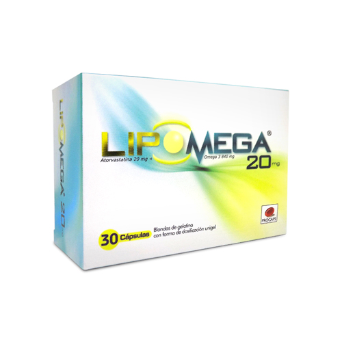 Drogas S&S - LIPOMEGA 20 MG CAJA X 30 CAPS