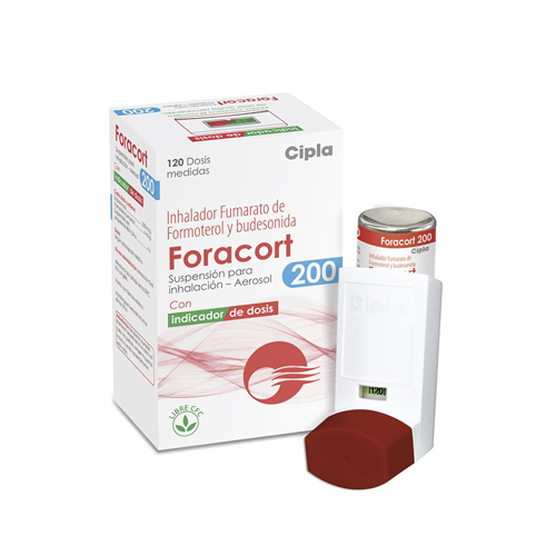 Drogas S&S - FORACORT 200 MCG INHALADOR FCO X 120 DOSIS