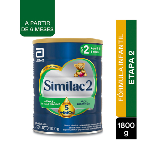 Drogas S&S - SIMILAC 2 5HMO LATA X 1800 GR